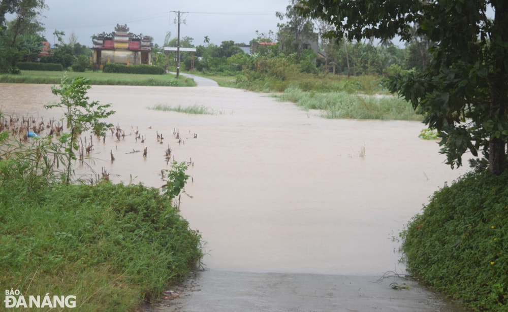Lũ trên sông Yên dâng lên lại, Đà Nẵng còn rải rác mưa vừa, mưa to, gió ...