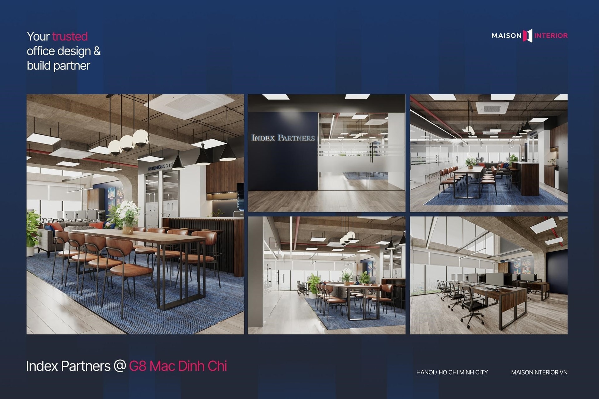 Maison Interior - Giải pháp thiết kế thi công văn phòng cho doanh nghiệp