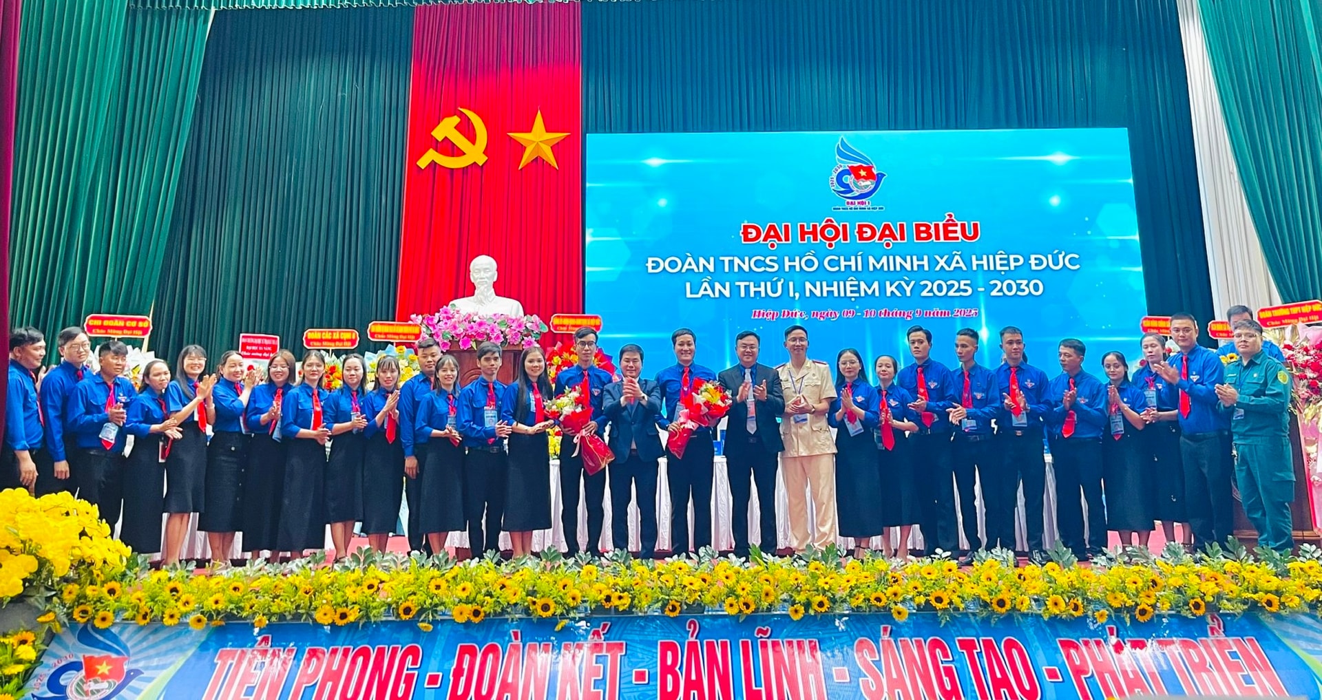 Đoàn xã Hiệp Đức tổ chức Đại hội nhiệm kỳ 2025 - 2030