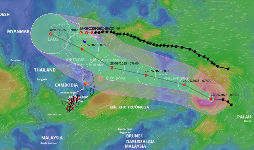 Cập nhật tin tức, tình hình bão Ragasa và Bualoi