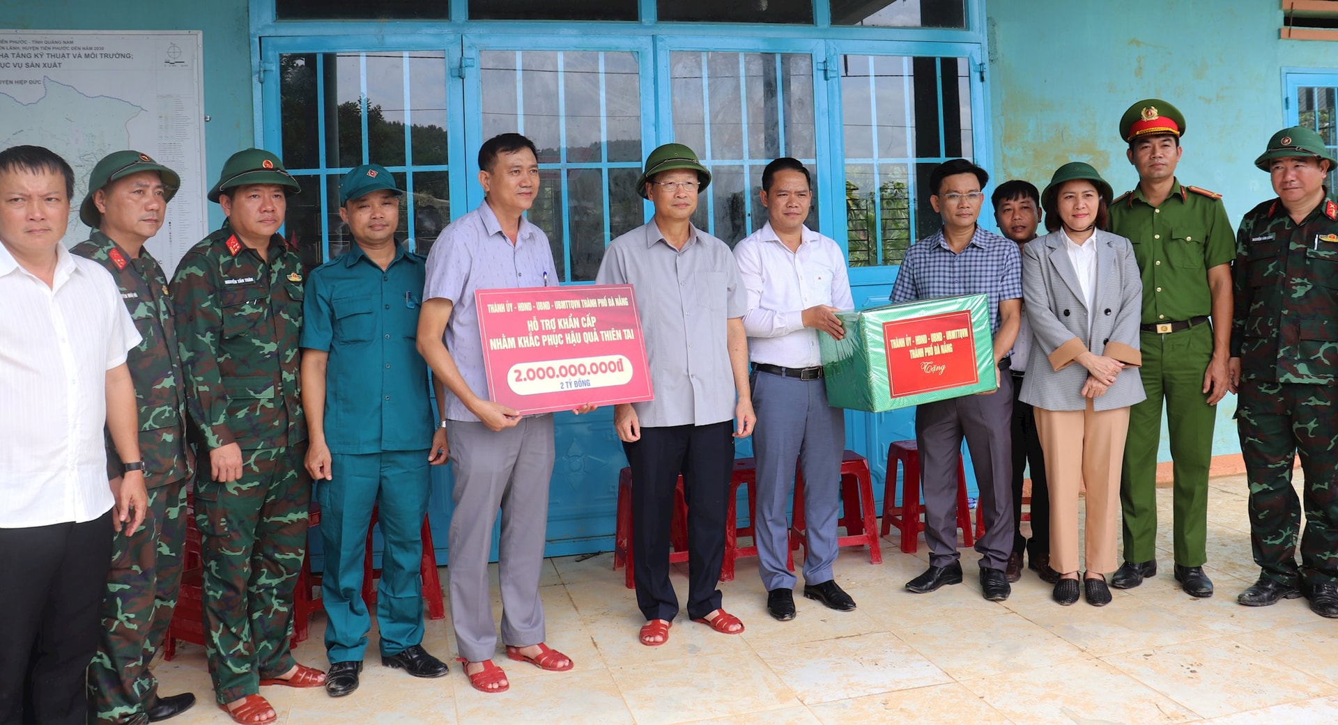 Phó Bí thư Thành ủy Ngô Xuân Thắng kiểm tra công tác khắc phục mưa lũ tại xã Lãnh Ngọc và Thạnh Bình