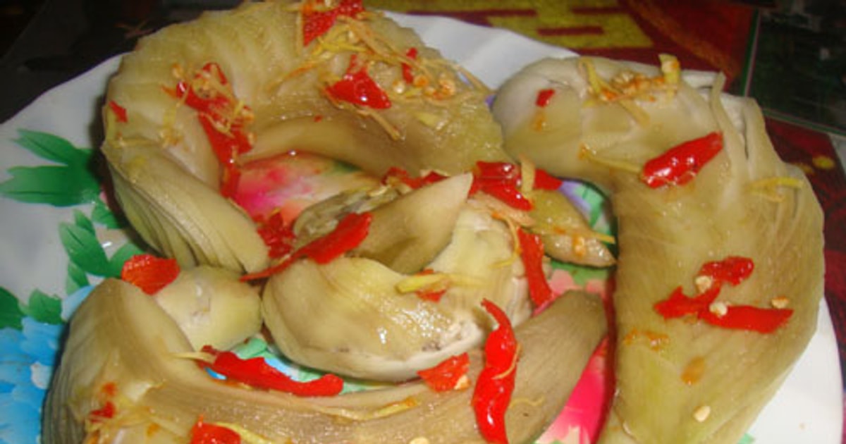 Chuối chần ngày tết