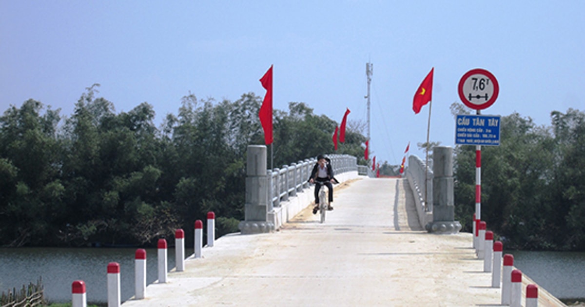 Niềm vui lớn ở làng Tân Tây