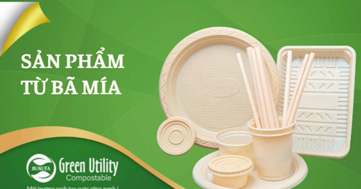 Sản phẩm dùng một lần từ bã mía của Hunufa Compostable