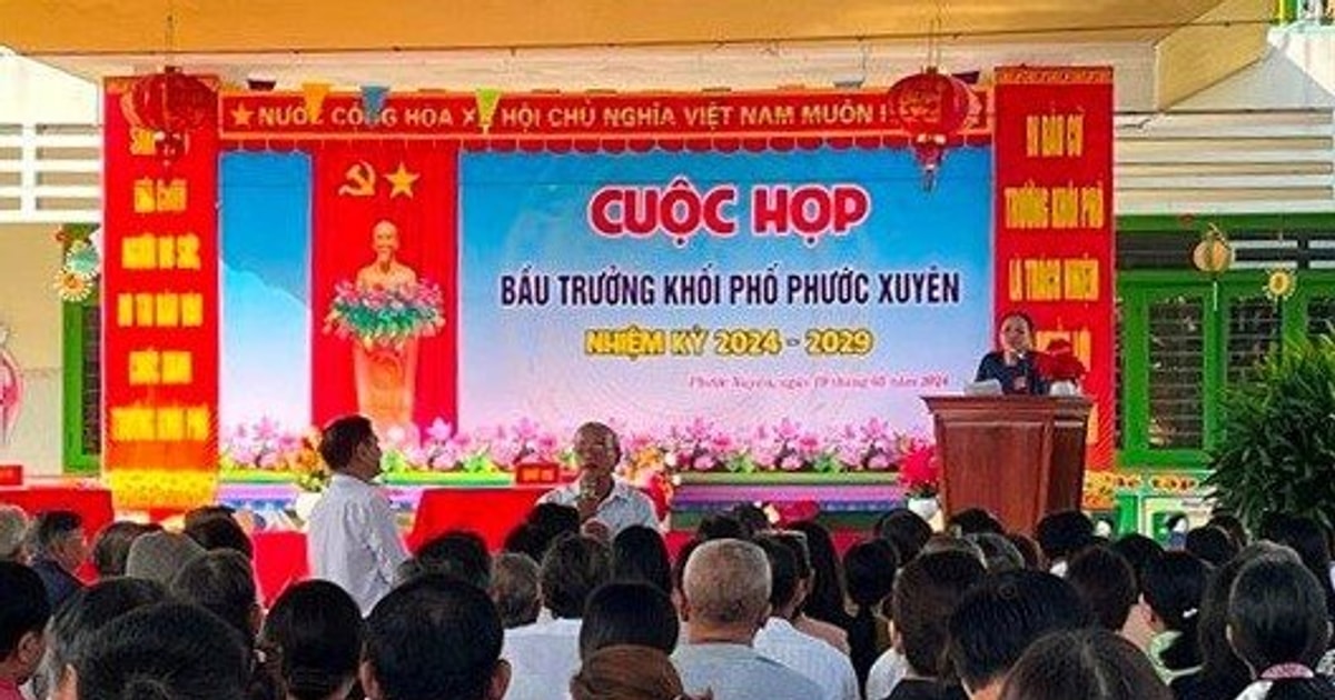 Duy Xuyên hoàn thành bầu cử trưởng thôn, khối phố nhiệm kỳ 2024 - 2029