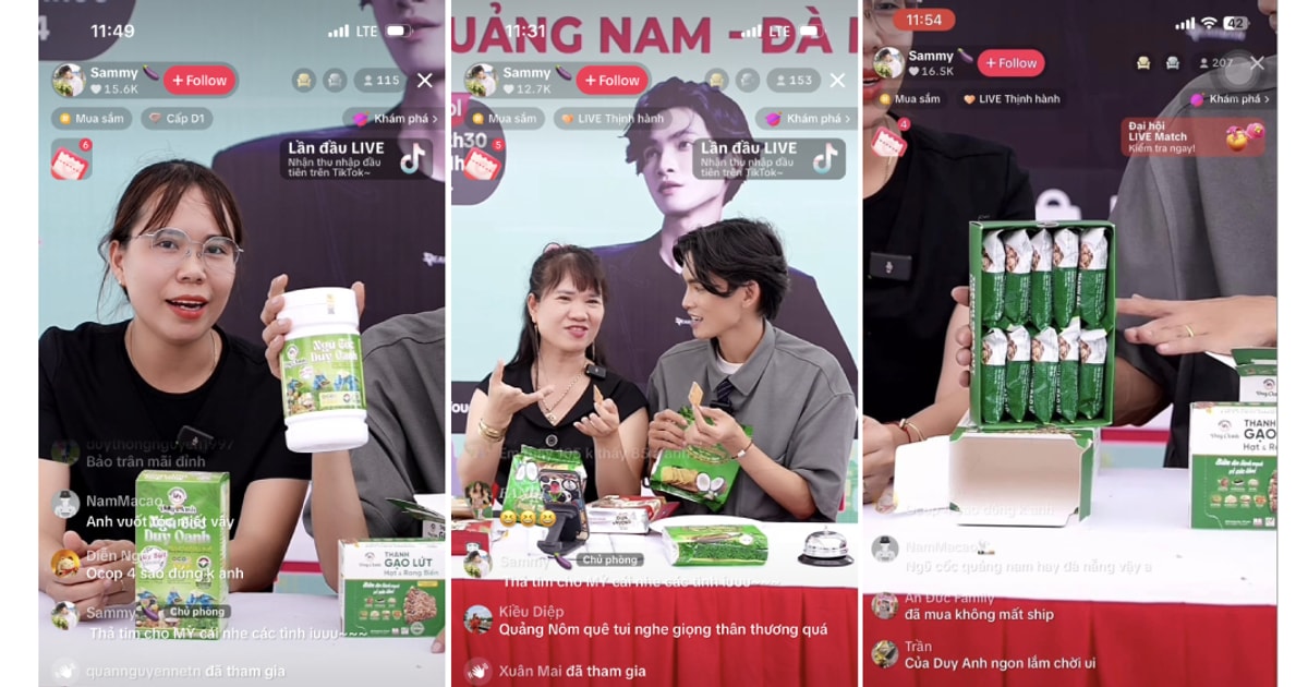 Đưa sản phẩm OCOP Quảng Nam vươn xa qua phương thức bán hàng livestream