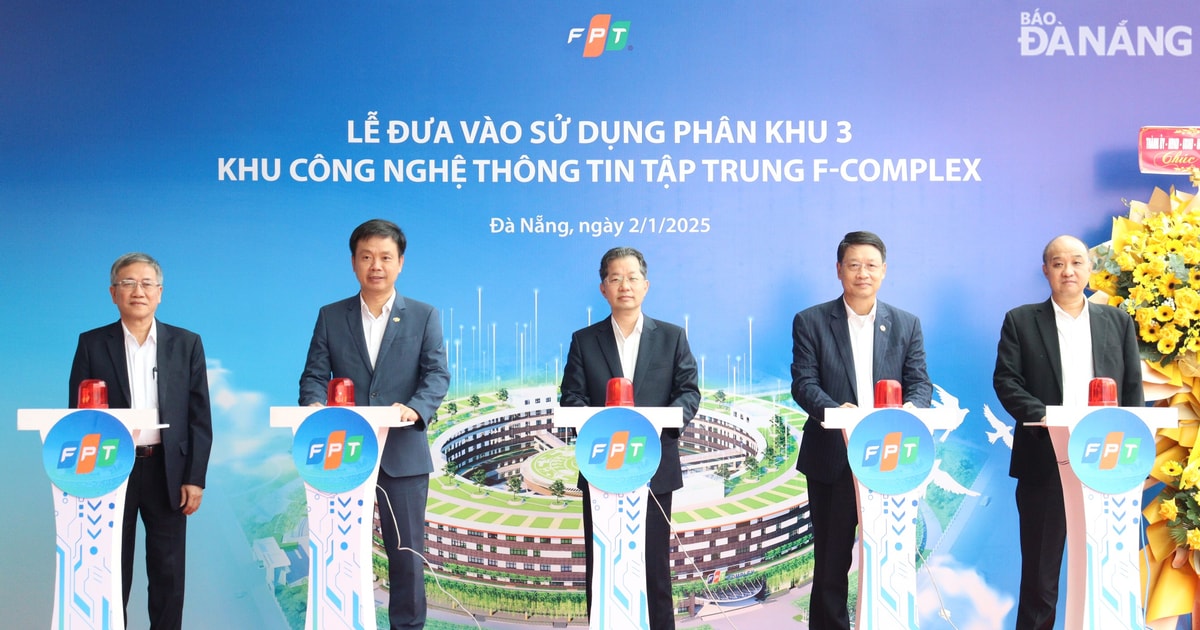 Đưa vào sử dụng phân khu 3 thuộc Khu công nghệ thông tin tập trung FPT ...