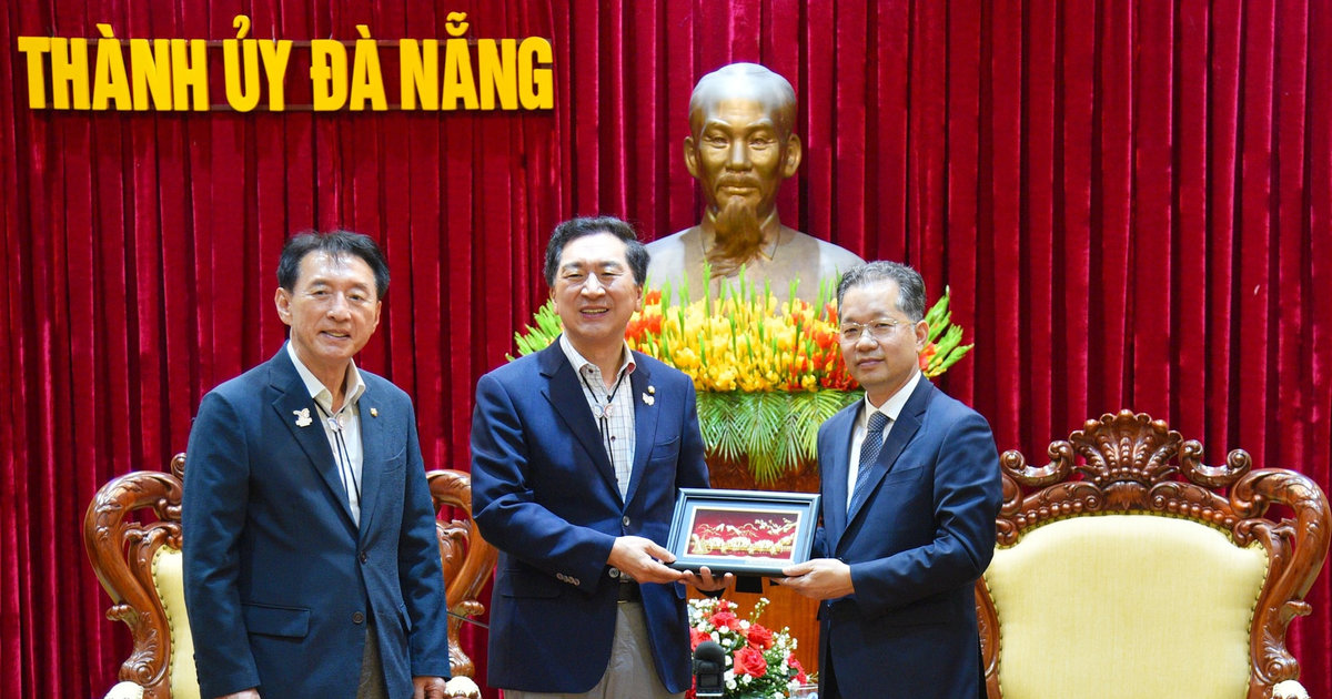 Da Nang Party Chief receives delegation of South Korean National Assembly