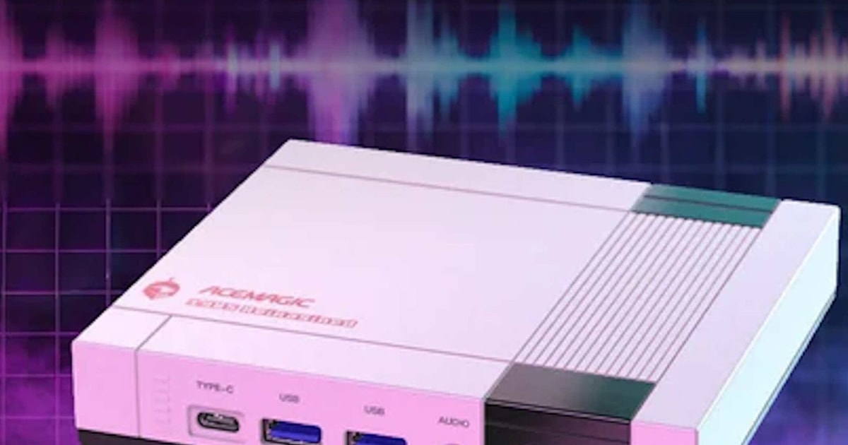 Acemagic Retro X5: Mini PC ngoại hình NES sở hữu sức mạnh AMD Ryzen AI 9 HX