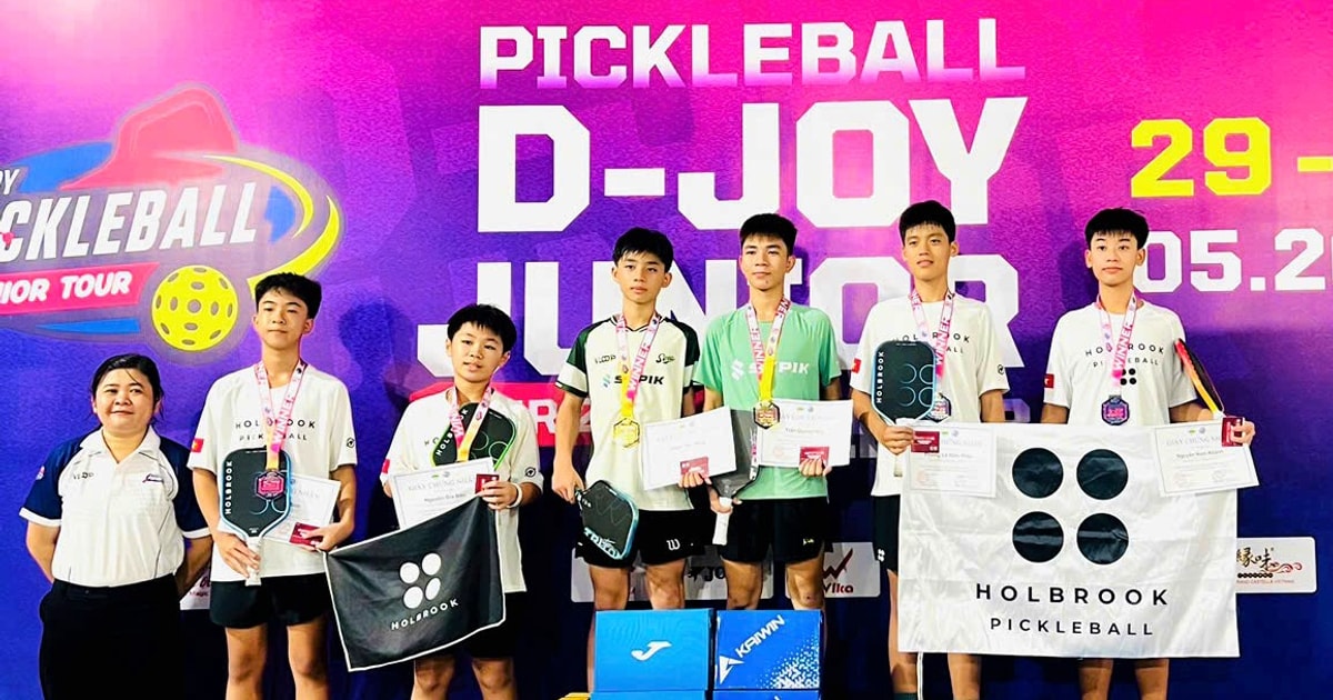 Tay vợt Đà Nẵng giành 3 huy chương chặng 3 Giải Pickleball D-Joy Junior ...